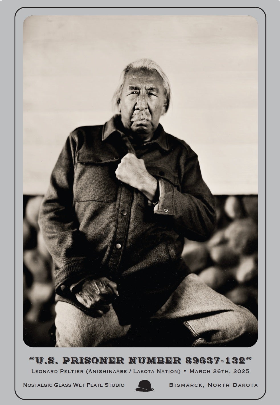 Leonard Peltier "U.S. Prisoner Number 89637-132" Limited Edition ...